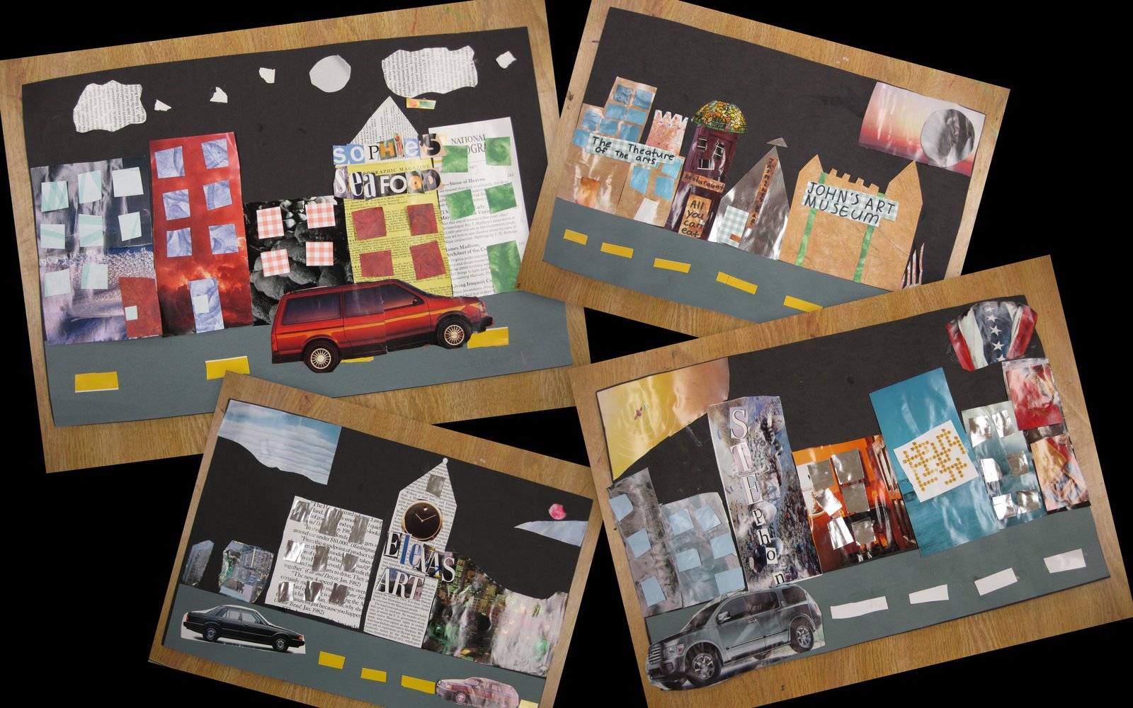 The Art Room: 3rd Grade Collages