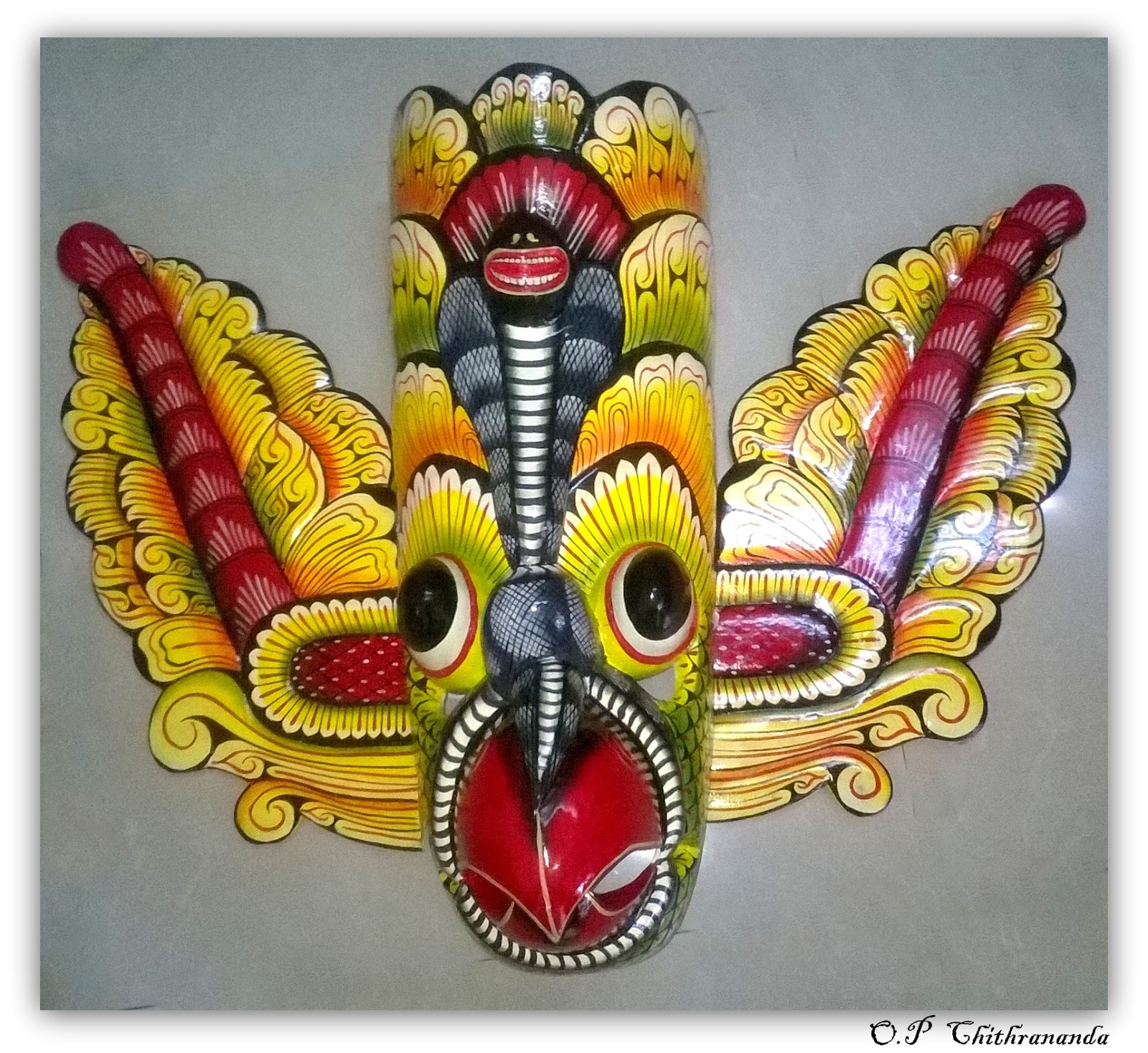 Creative Handicrafts Of Chithrananda: Gurulu Raksha ( Gurulu Devil ...