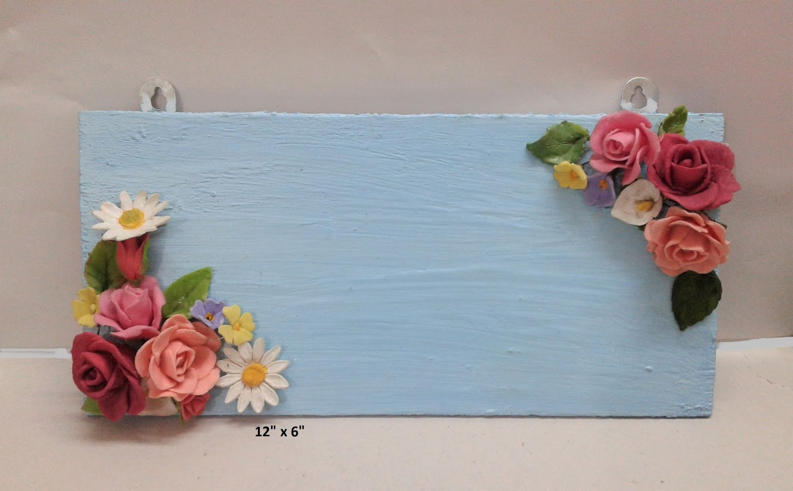 CRAFT WORLD: Clay Flower Name Plates