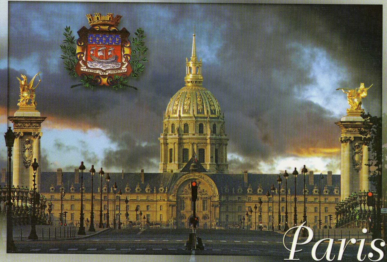 Travel Through Postcards: Les Invalides (L'Hôtel National des Invalides)