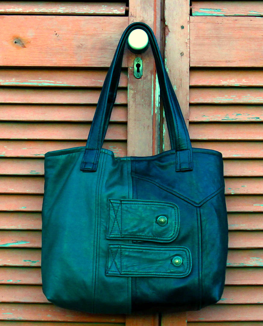 Uptown Redesigns: Patchwork Upcycled Leather Bags and French Quarter ...