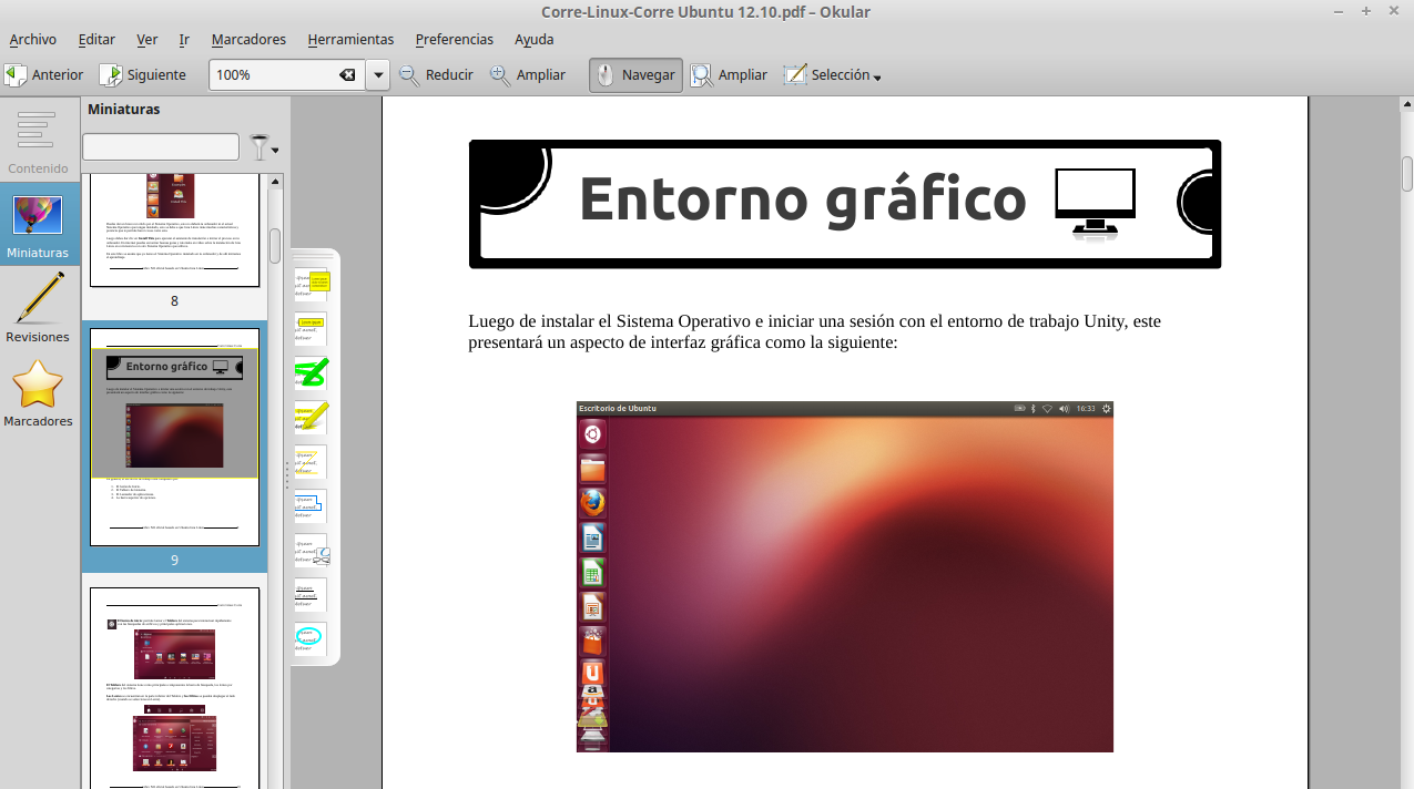 DistritoTux: Okular (Visor de archivos PDF, similar a Acrobat)