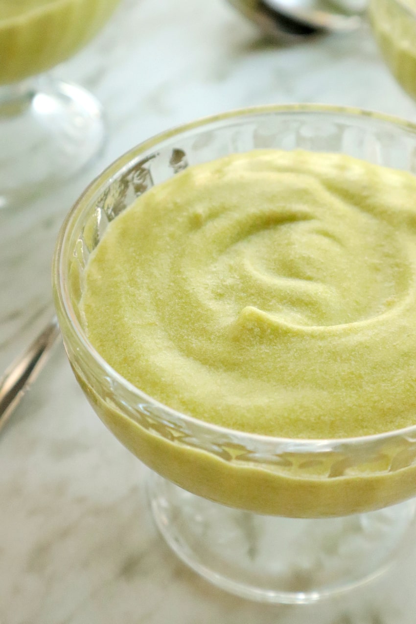 AVOCADO MOUSSE - from my orchid kitchen
