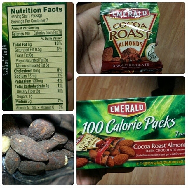 Shannon's Lightening the Load: Emerald Cocoa Roast Almonds – Dark Chocolate