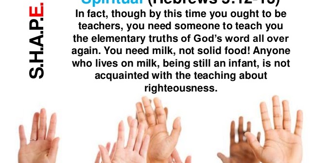 Spread the Word by KJ: Hebrews 5: Milk Not Solid Food