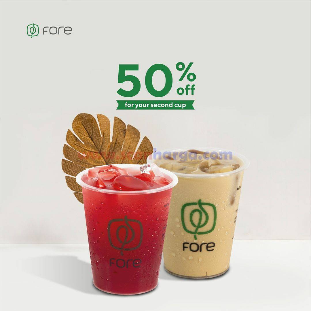 FORE COFFEE Promo Diskon 50% – untuk pembelian ke dua* - scanharga