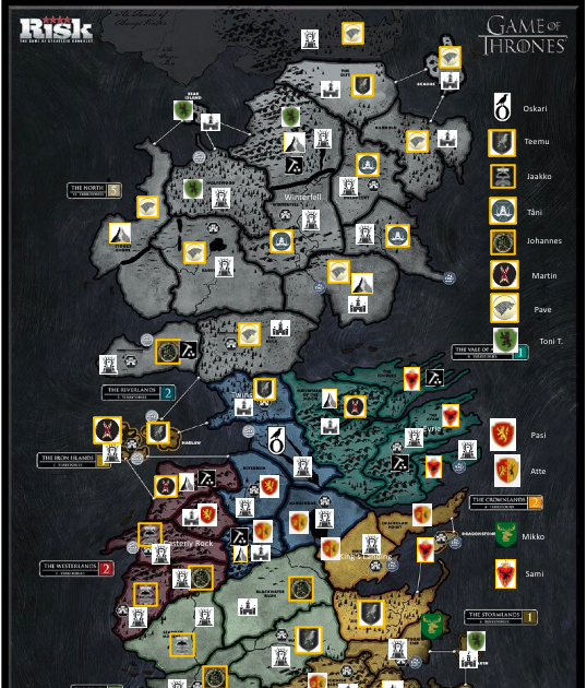 25 years of minis and counting: ASOIAF: our second map based campaign ...