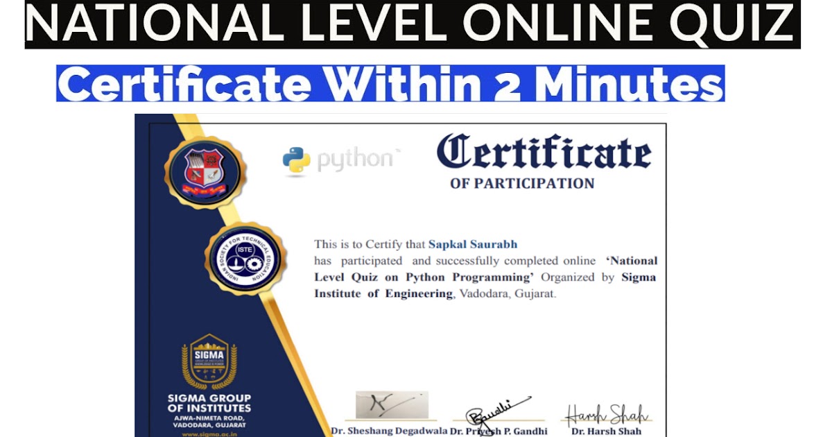 Python Programming Quiz - Maha Jobs