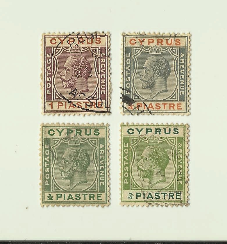 mizan matawang dan setem: Old Stamps Of British Cyprus ( Mediterranean ...