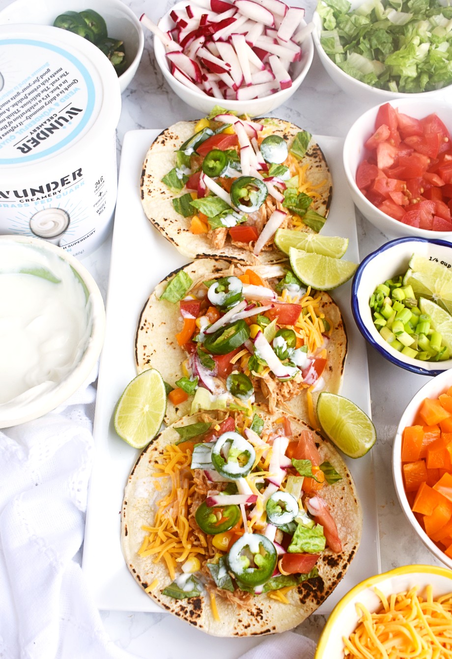 Healthy Chicken Taco Bar | The Nutritionist Reviews