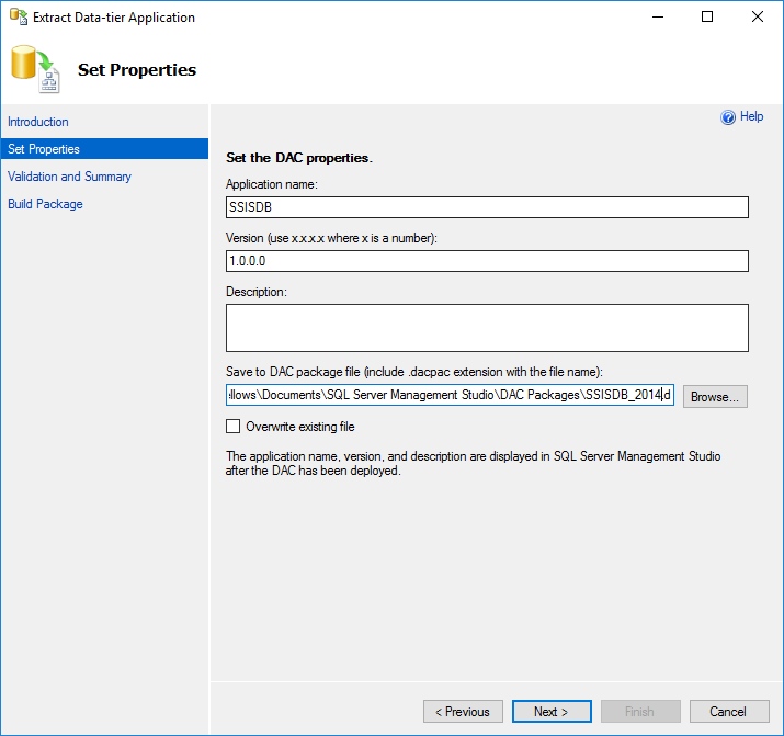 World of Whatever: Generating an SSISDB dacpac