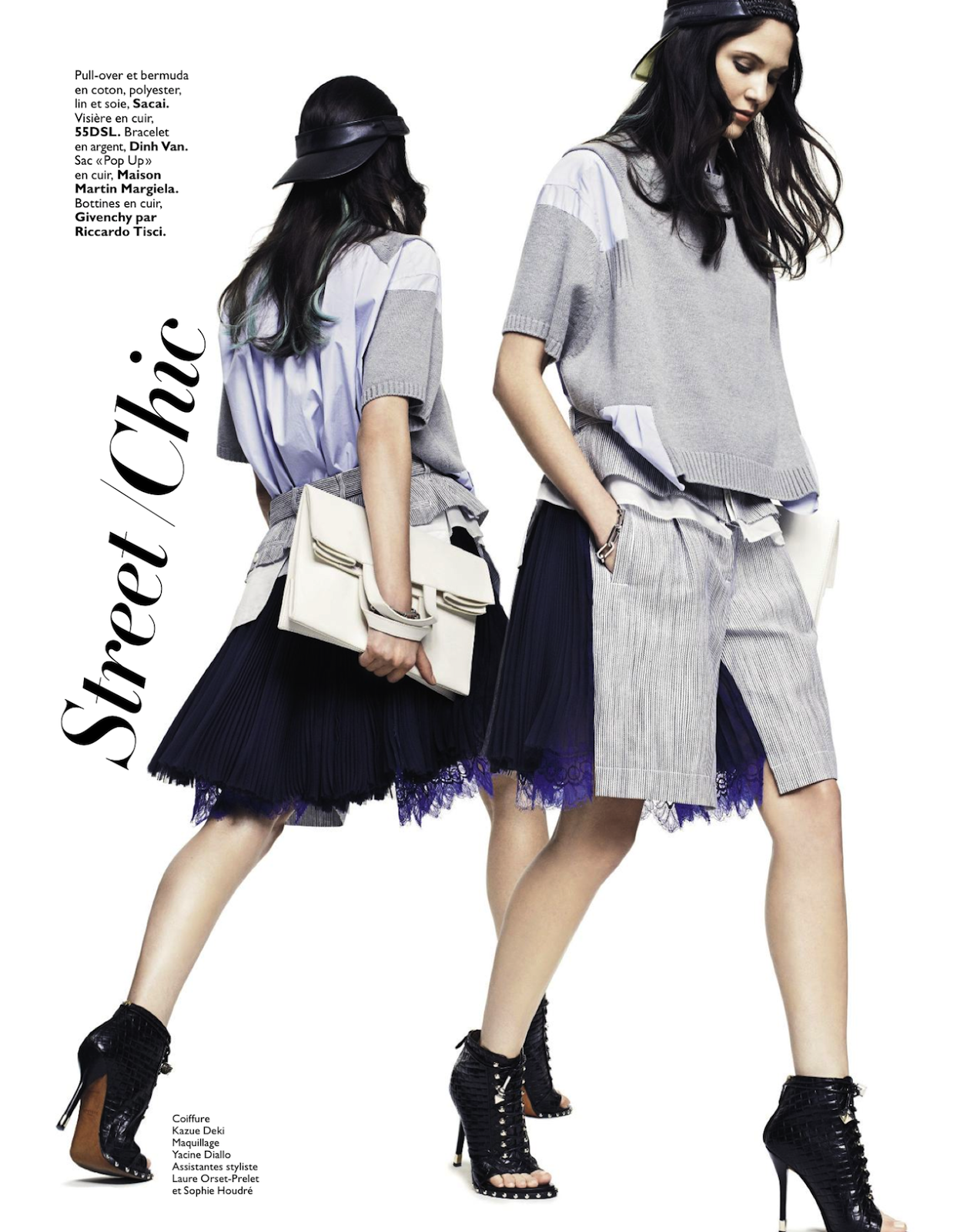 recto verso: maria flavia by terry gates for grazia france 15th march ...