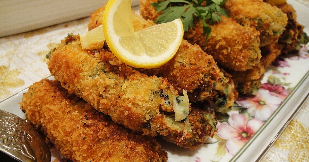 Maryam's Culinary Wonders: 948. Spinach Cheese Fried Sticks