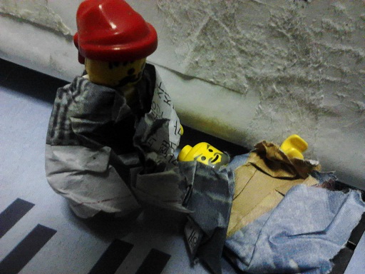Capt Jang: [Cap.Jang Toystory] 1.LEGO Homeless (LEGOでホームレスをつくりました)