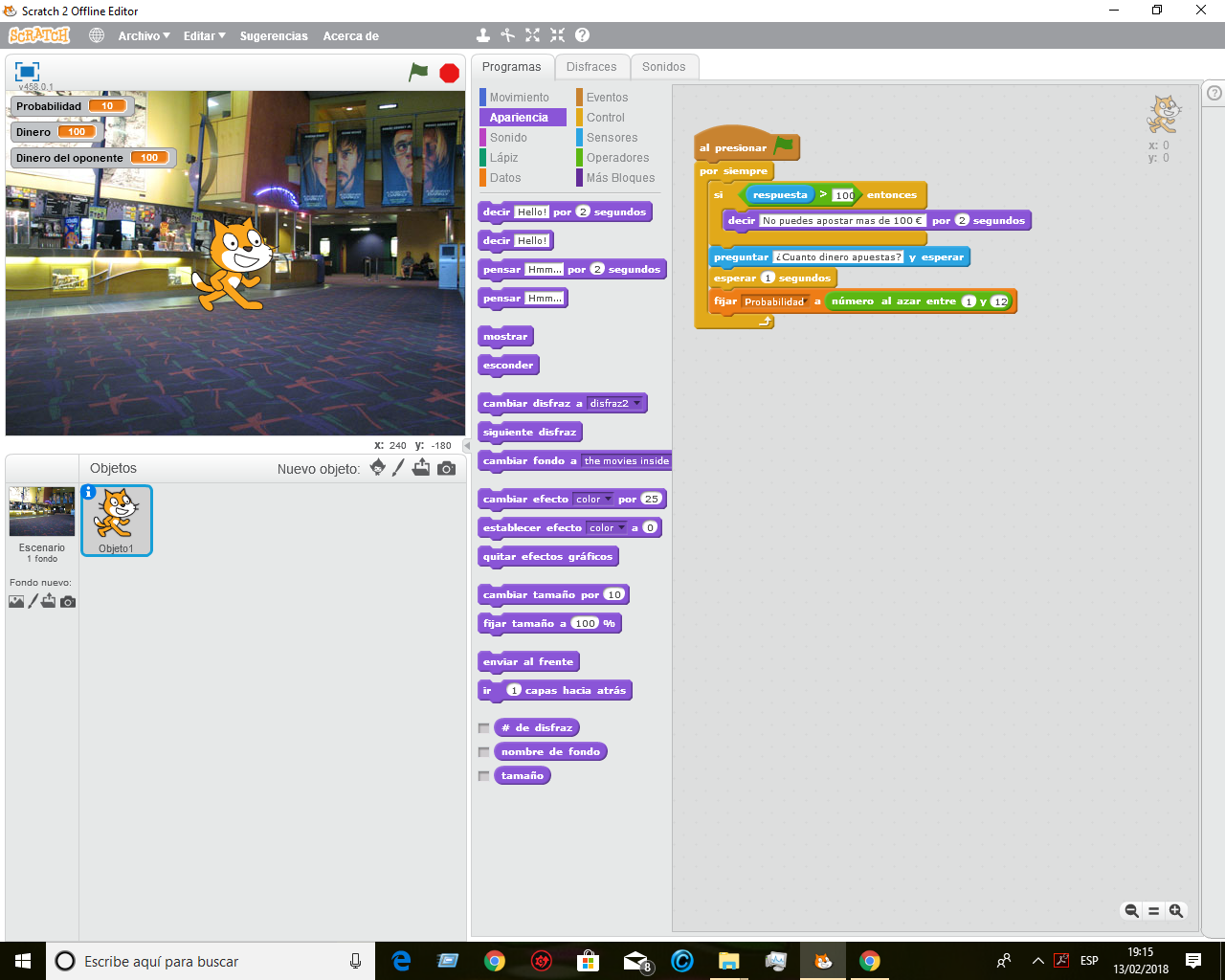 El rincón de Scratch: 2018