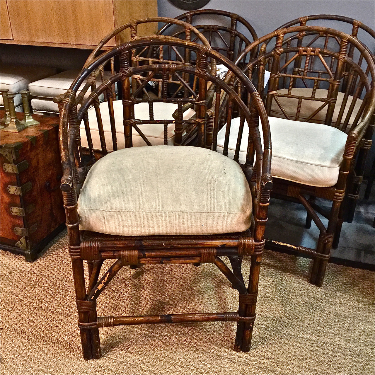 Jones and Cole: BRIGHTON PAVILION STYLE DINING CHAIRS