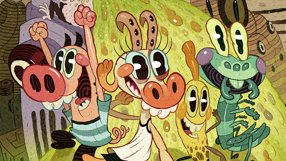 NickALive!: Nicktoons UK Unveils Official 'Pig Goat Banana Cricket' Website