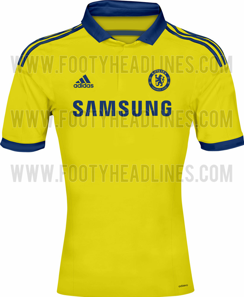 Chelsea 14-15 Home, Away and Third Kits Released - Footy Headlines