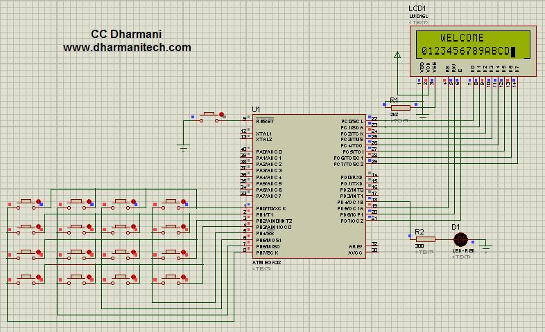 Design with Microcontrollers: 4x4 Matrix Key-board Interfacing with ...