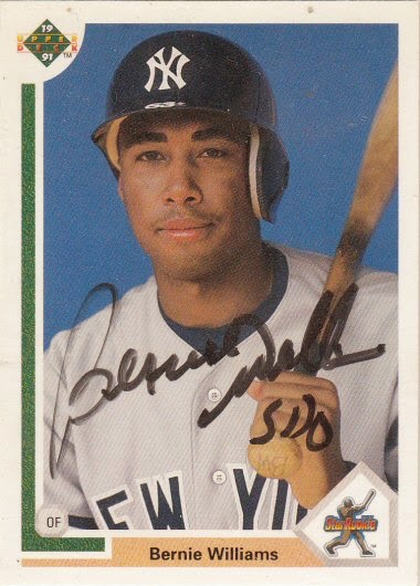 Daily Autograph: Bernie Williams