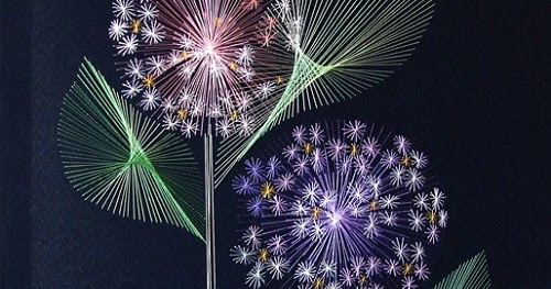 amazing string art by Olga Voronova ~ Art Craft Gift Ideas