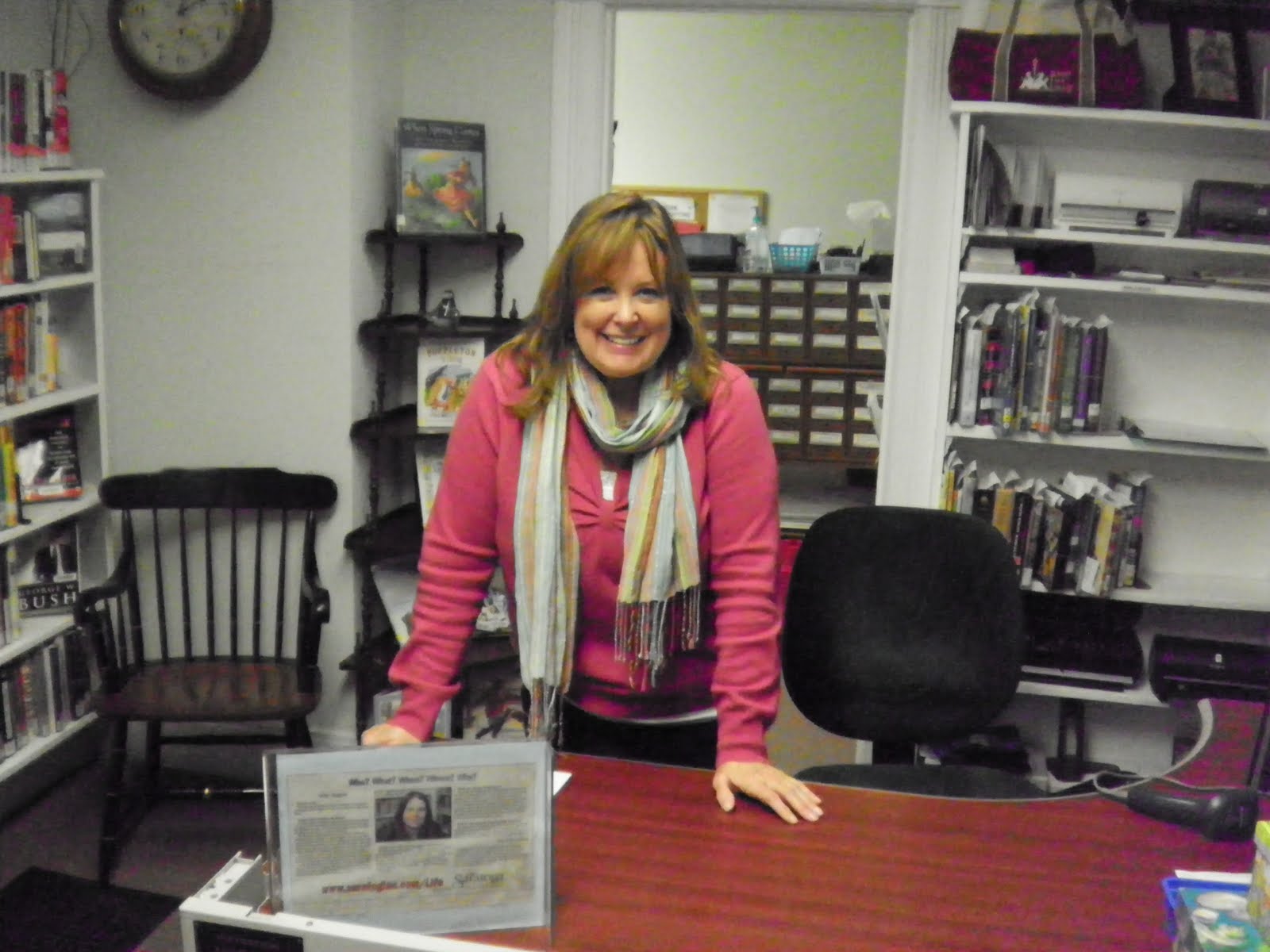 A ROUND OUR LIBRARY: Let's Talk Library: A Chat with Carol Sheffer ...
