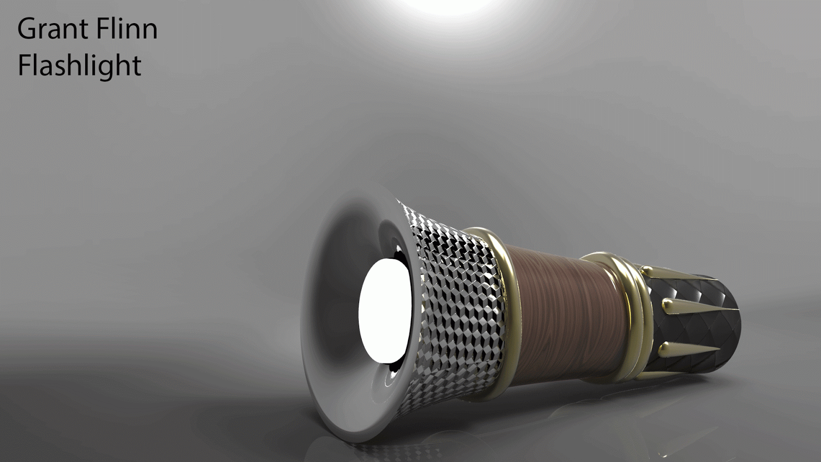 ELDS 205: Computer Aided Product Design: Grant Flinn_Week 2_Flashlight