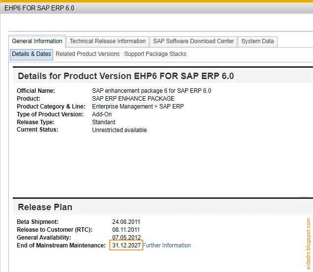 sidadm: Подарок от SAP: + 2 года поддержки для SAP ERP