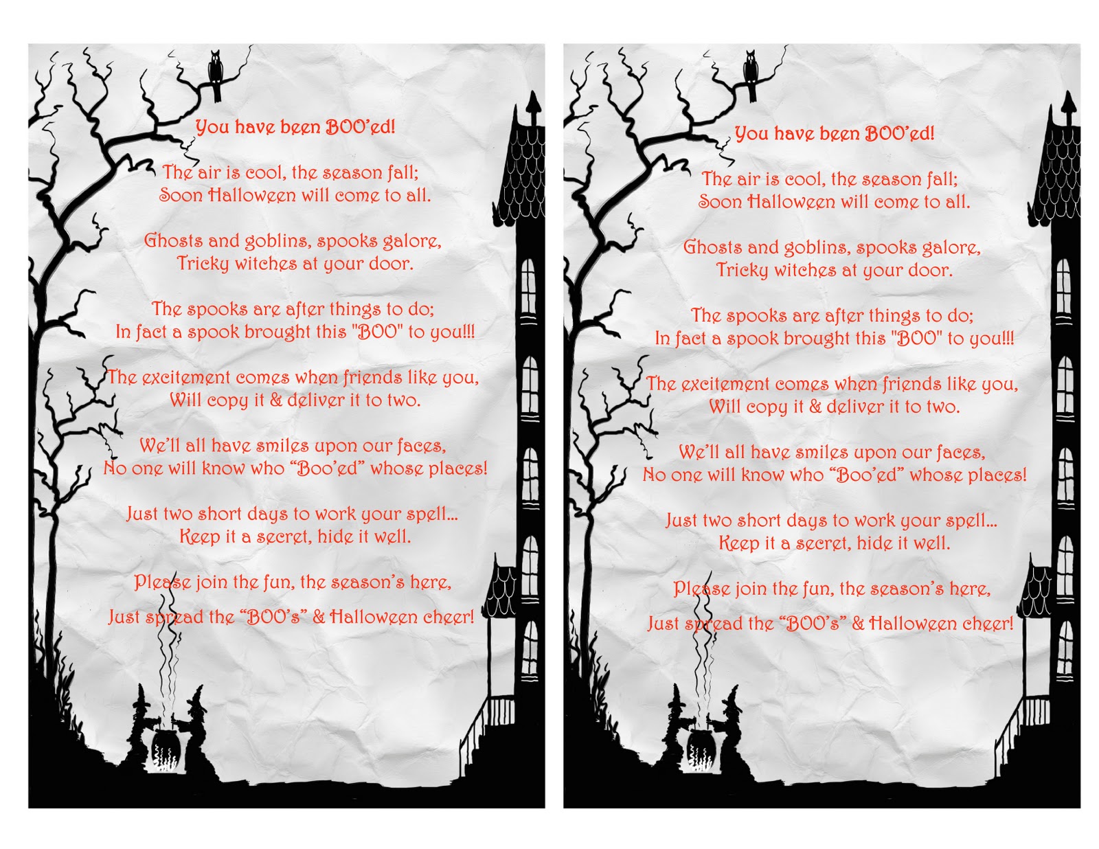 Scrap N Teach: You’ve Been Booed!