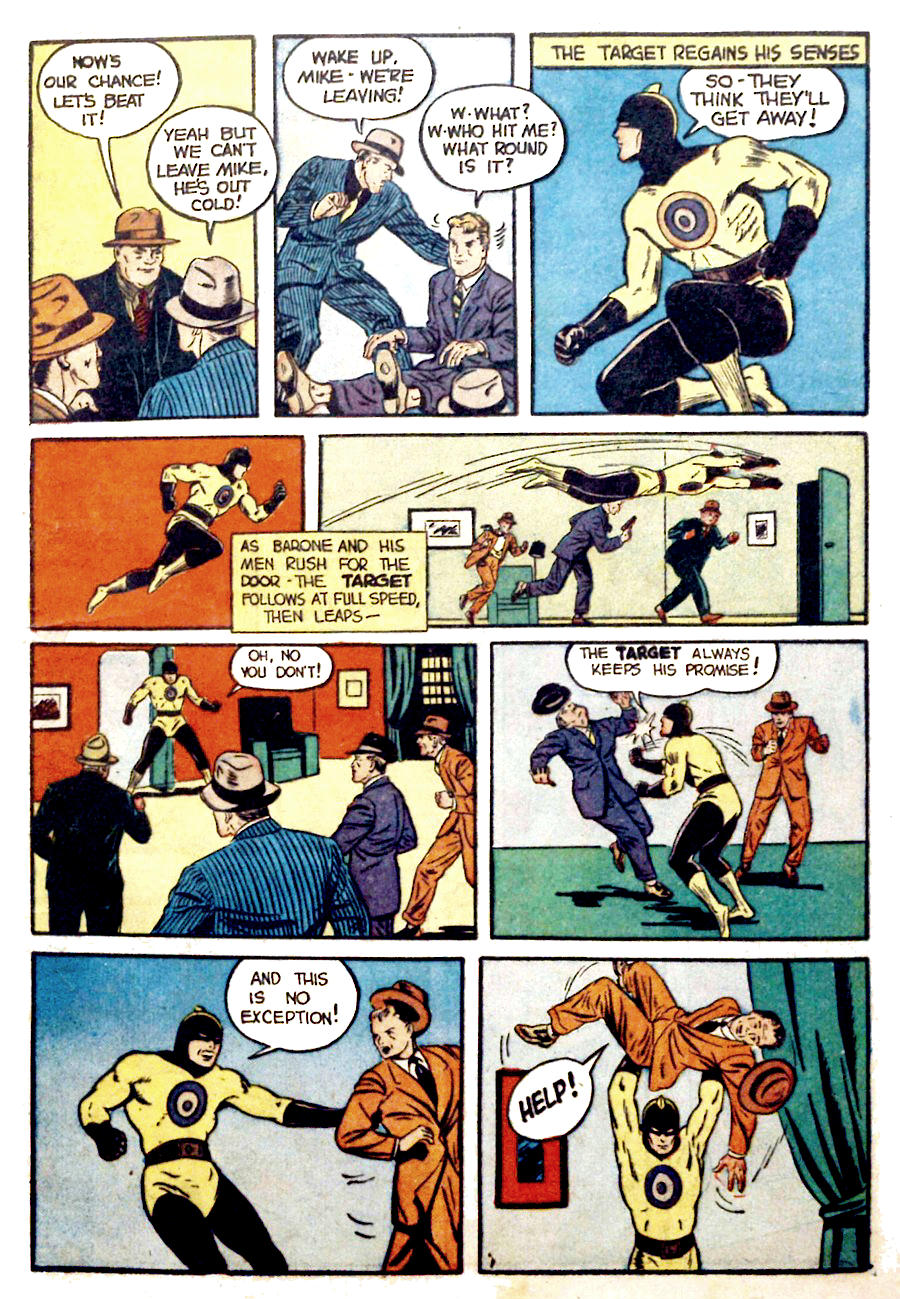 Pappy's Golden Age Comics Blogzine: Number 2518: Introducing the Target