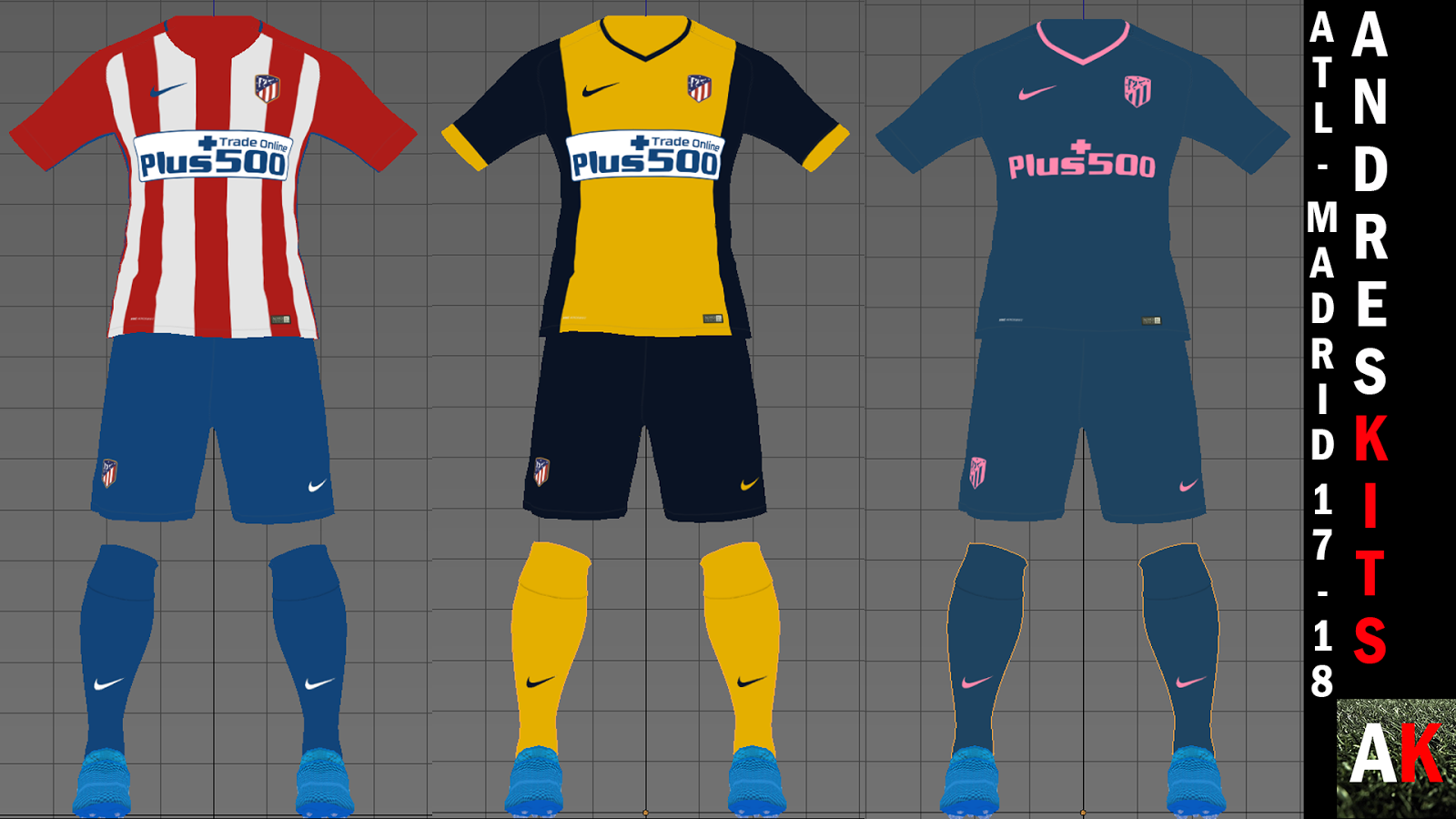 pes-modif: PES 2017 ATLETICO MADRID 17/18 Kit by Andres Kit