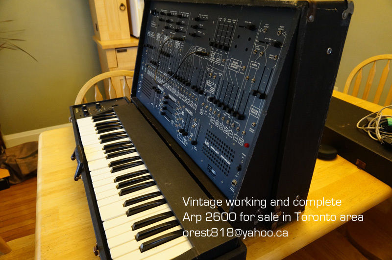 MATRIXSYNTH: Arp 2600 with 3604P Keyboard