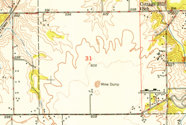 Towns and Nature: Sangamon C: Springfield, IL: Buckley Mine B