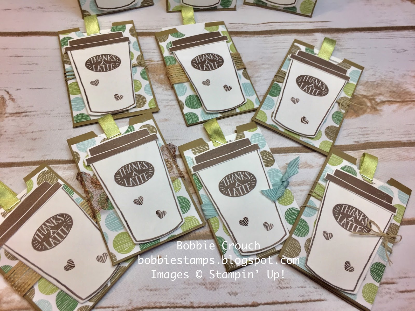 Coffee Cafe' Money Holder - BC DESIGNS