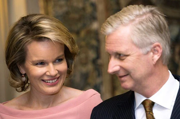 Queen Mathilde and King Philippe at the conference Belgium in the UN