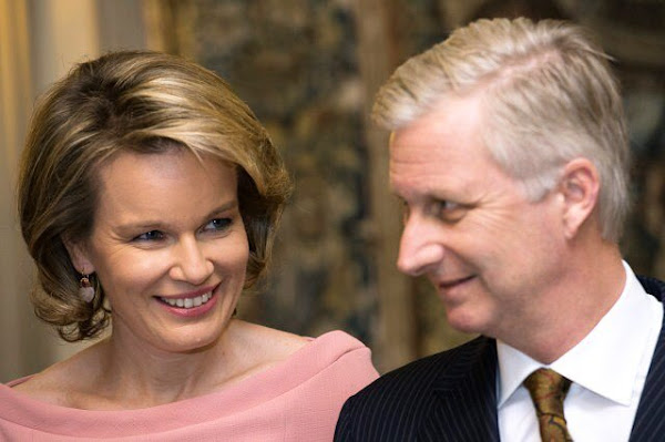 Queen Mathilde and King Philippe at the conference Belgium in the UN