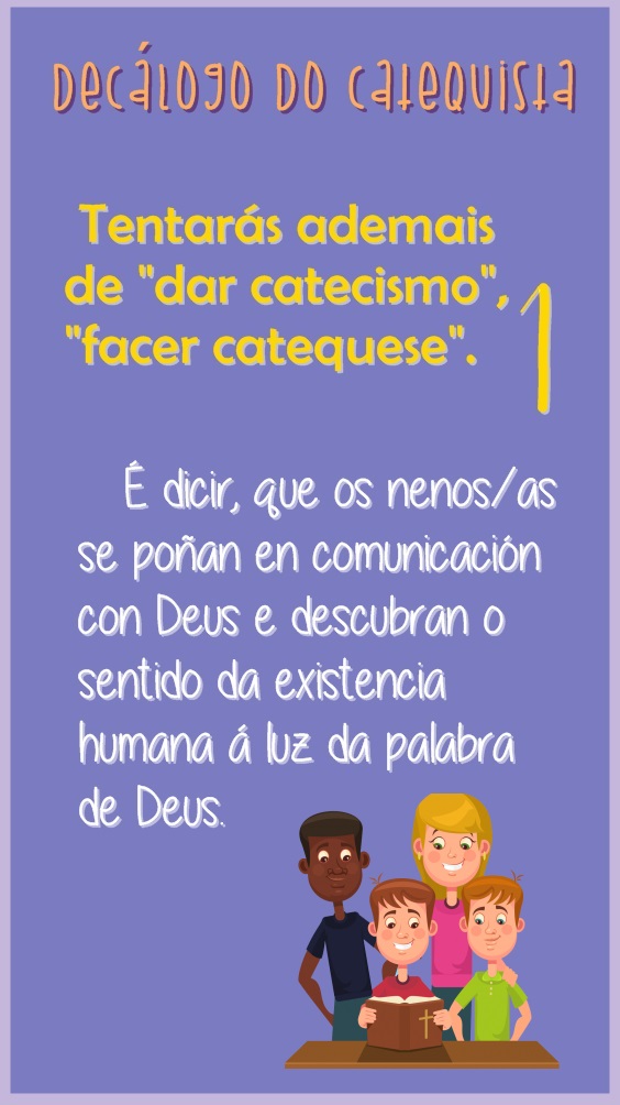 Decálogo do/da Catequista