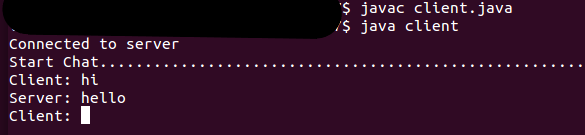 Create a chat application using TCP or UDP Create a chat application using TCP or UDP