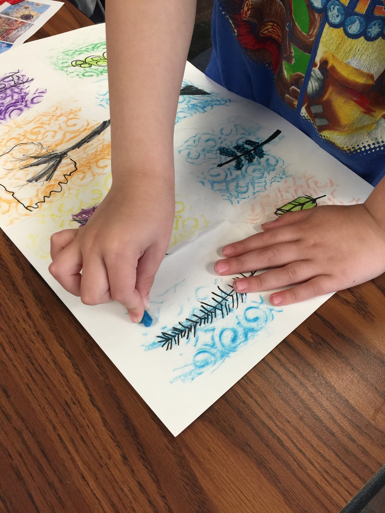 Mrs. Harris' art room: seasonal trees kindergarten art lesson