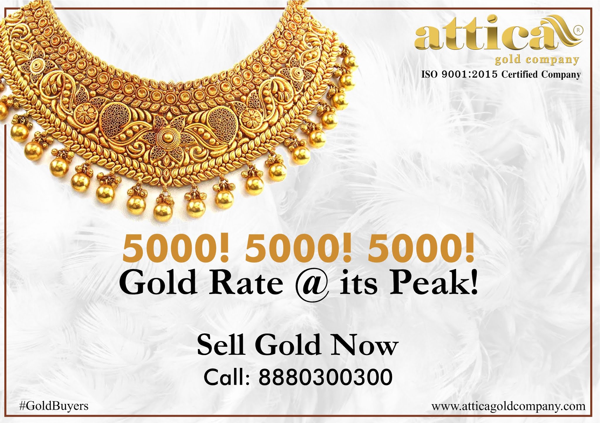 5000! 5000! 5000! Gold Rate @ its Peak! Sell Gold Now