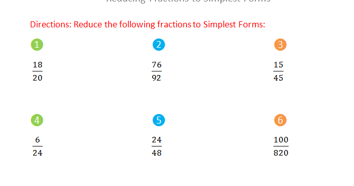 Bro and Sis Math Club: Reducing Fractions to Simplest Forms