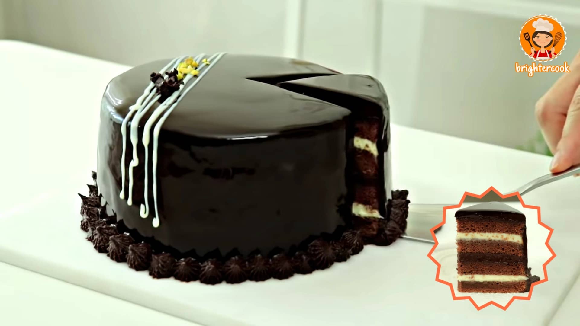 Chocolate indulgence Cake Recipe - Chocolate Glaze