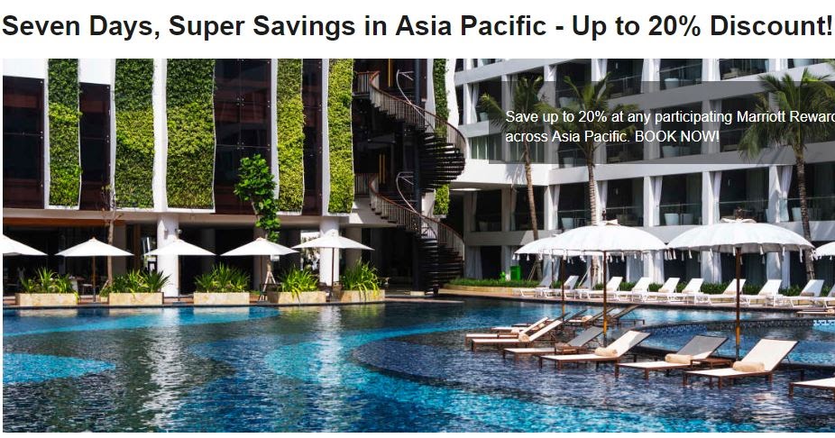 Marriott Hotel Asia Pacific Super Savings Promotion until 10 June ...