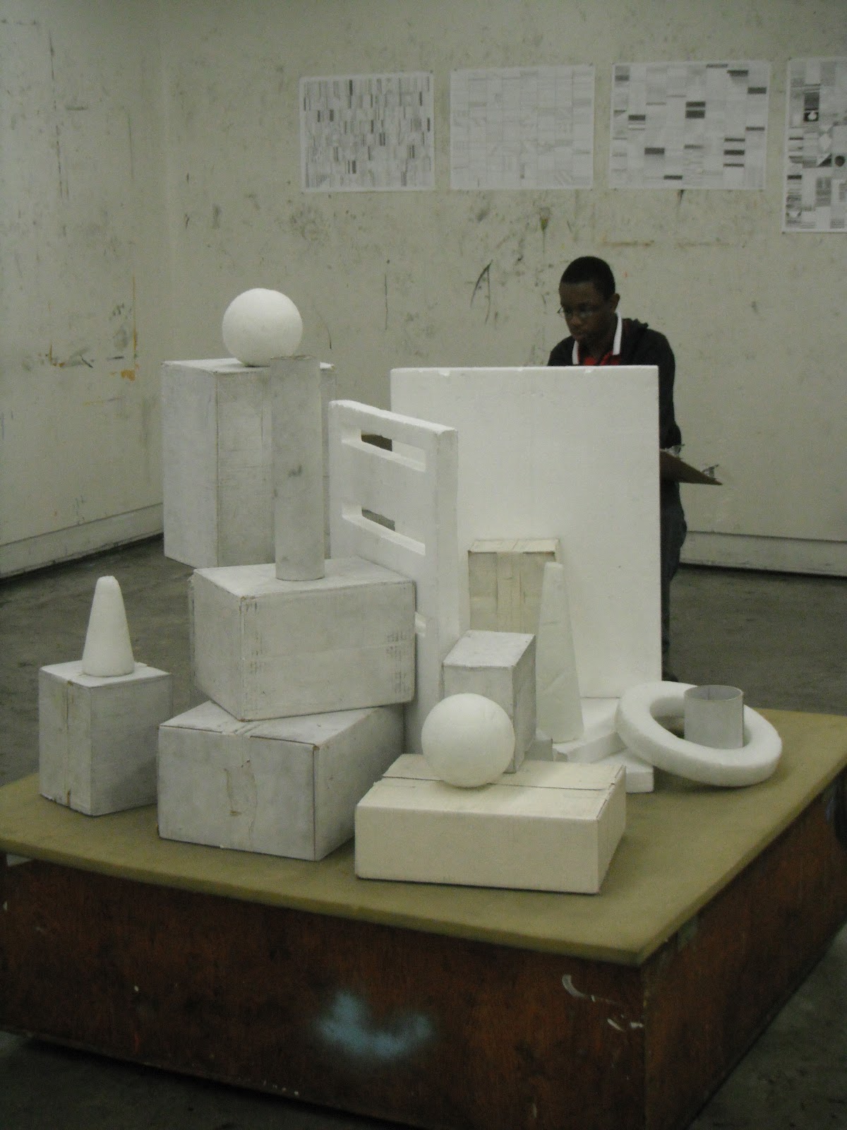 Basic Drawing 1: Still Life - Cubes, Spheres, Cones, and Cylinders