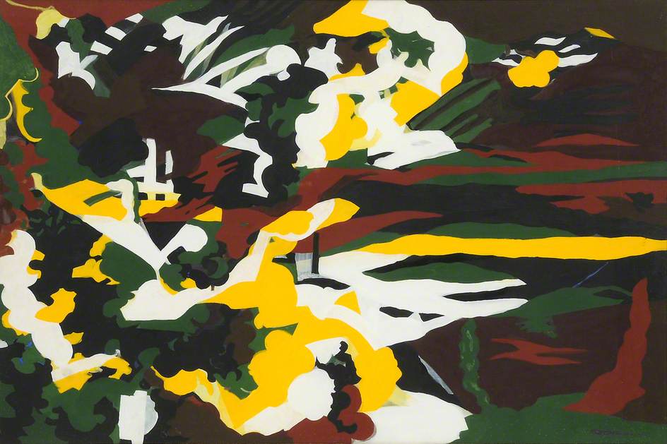 Spencer Alley: Abstracted Topography (Paint)