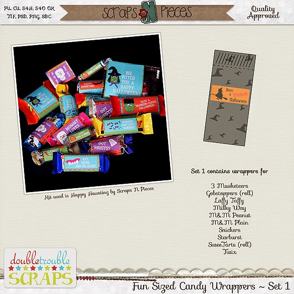 Monkey's Musings: Fun Size Candy Wrappers