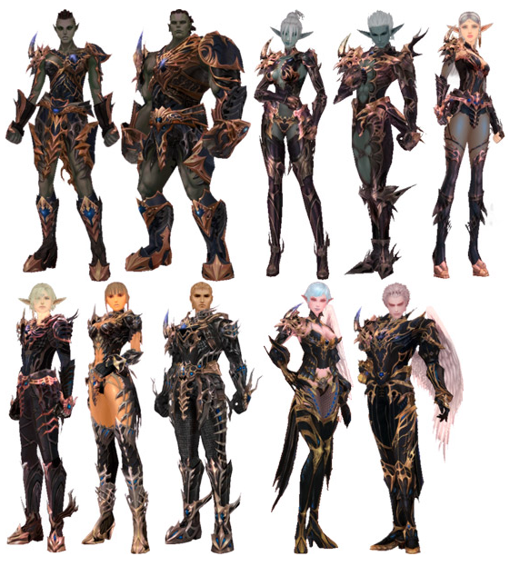 Lineage 2 Freya: Novas Armaduras (Armors) ~ L2 Quest Maker