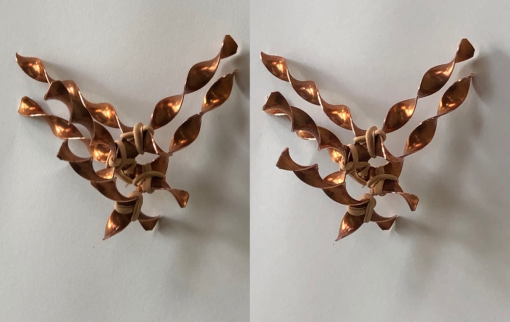 Weave Anything: The weave pattern of a triangular helix