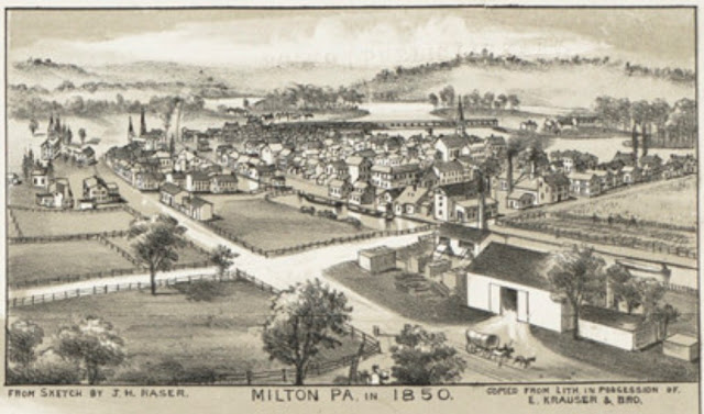 Valley Girl Views: South Front Street Milton PA - Through The Decades