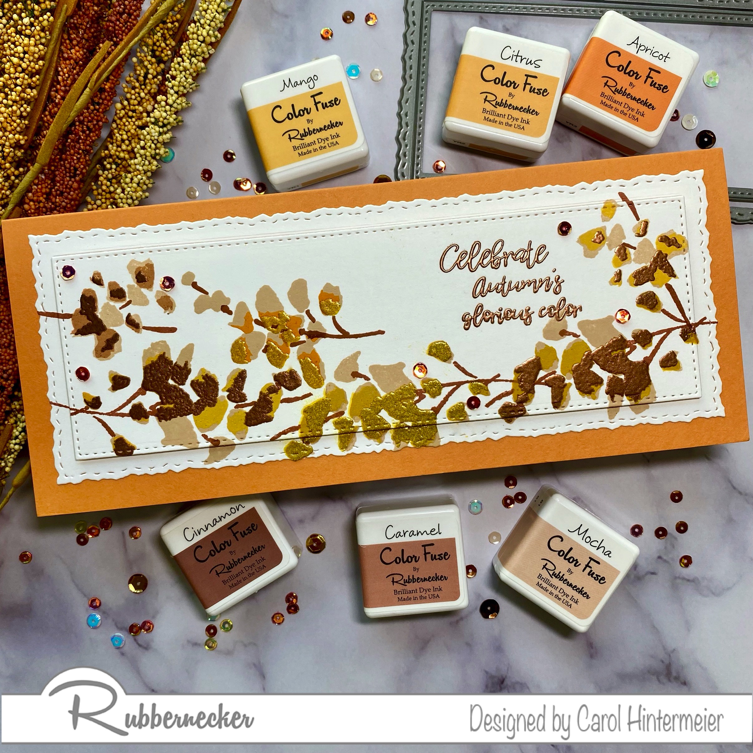 Crafting By Carol: Celebrate Autumn: Layering Stamps with Embossing ...